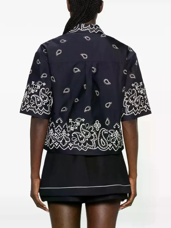 Maje Short-sleeved Shirt - Blue