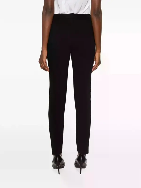 Max Mara Tailored Trousers With Belt Loops - Black