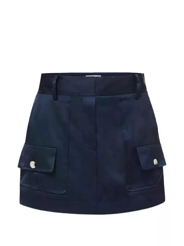Veronica Beard Felina Button-flap Pocket Skorts