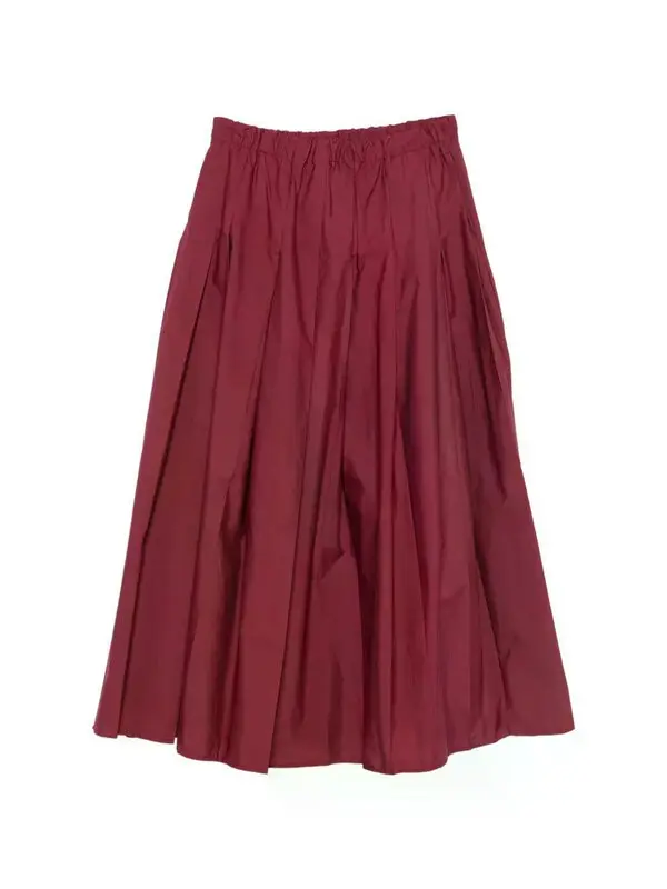 VICOLO Pleated Midi Skirt