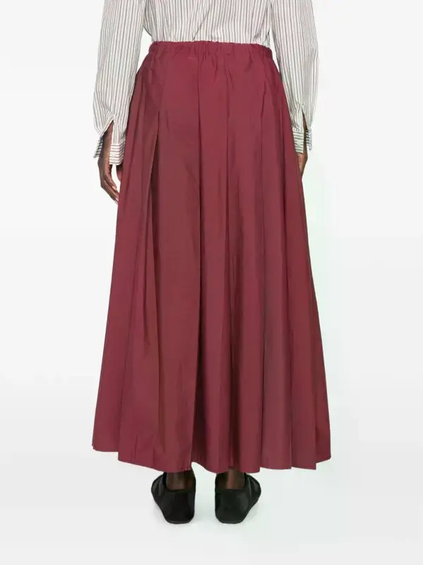 VICOLO Pleated Midi Skirt