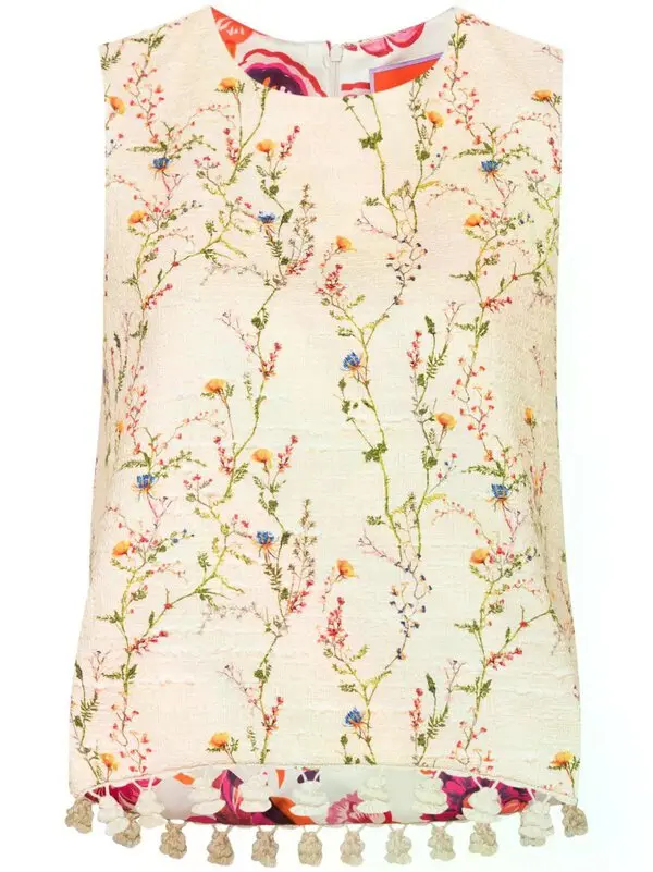 La DoubleJ La Scala Floral Top