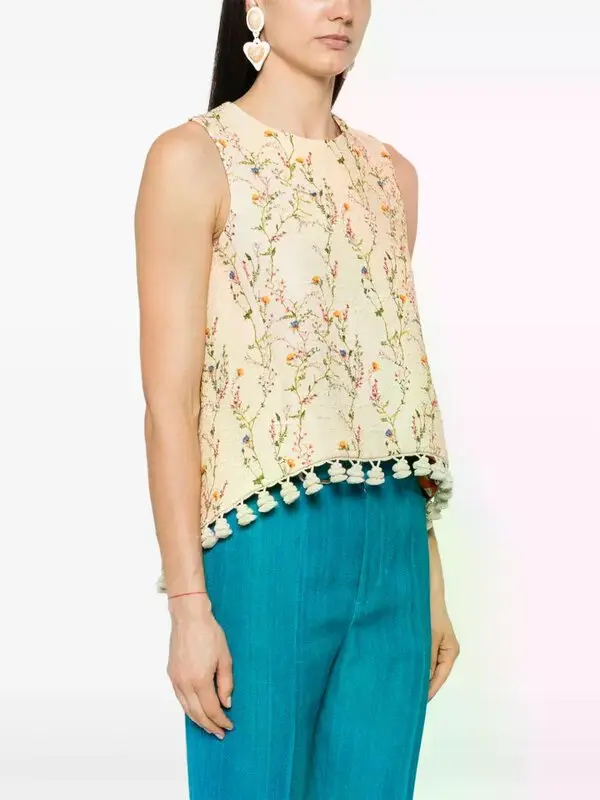 La DoubleJ La Scala Floral Top