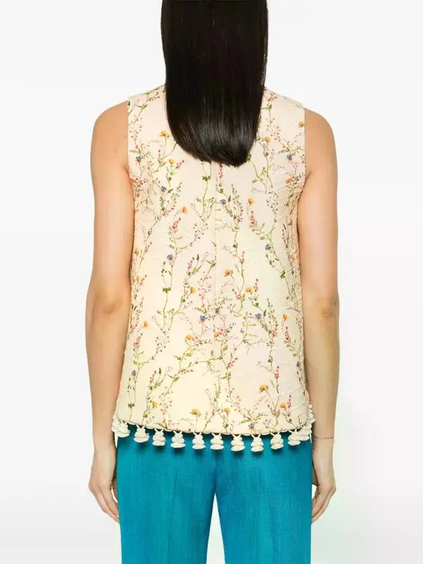 La DoubleJ La Scala Floral Top