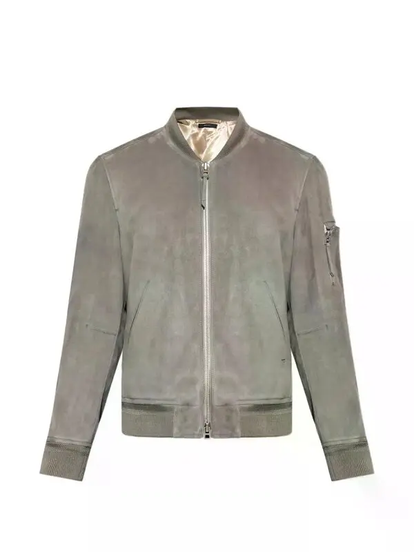 TOM FORD Suede Bomber Jacket