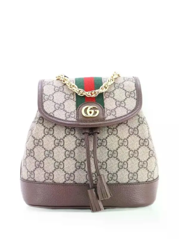 Gucci Ophidia Gg Coated Canvas Mini Backpack