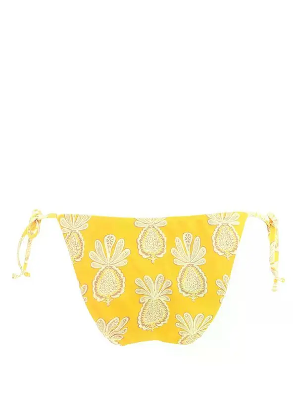La DoubleJ Pineapple Print Bikini Bottoms
