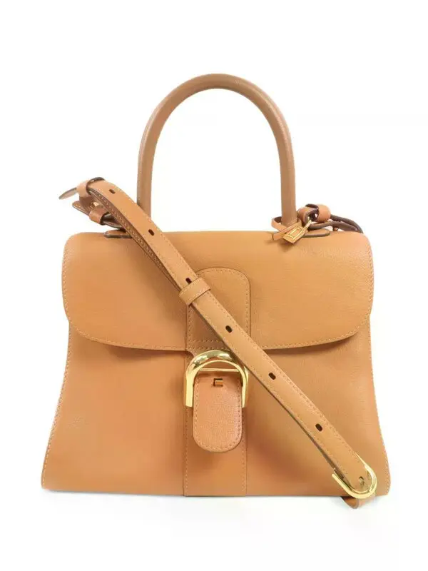 Delvaux Brillant Leather Tote Bag - Brown