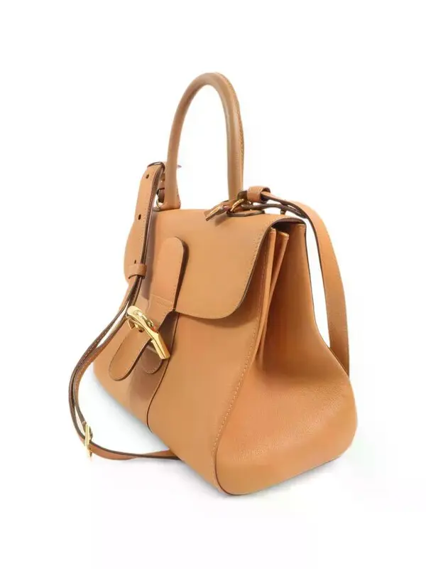 Delvaux Brillant Leather Tote Bag - Brown