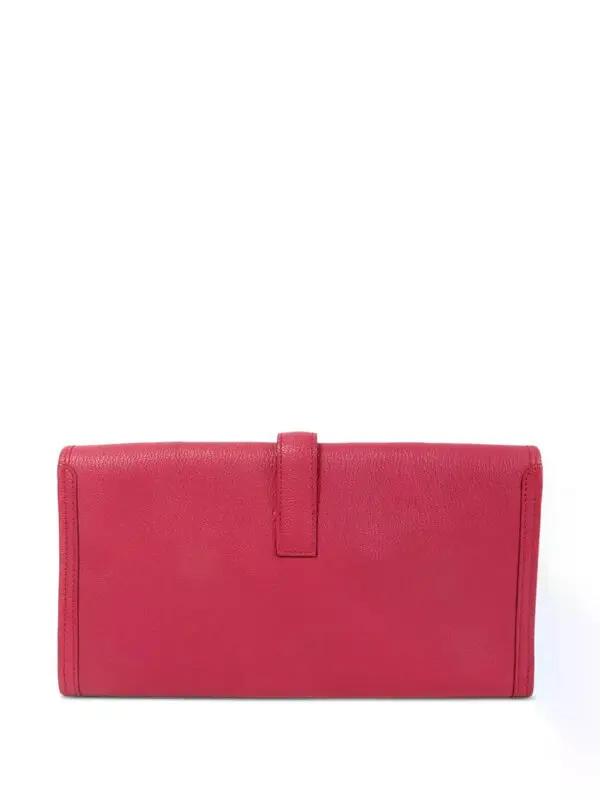 Hermès Jige Elan Clutch Bag - Pink