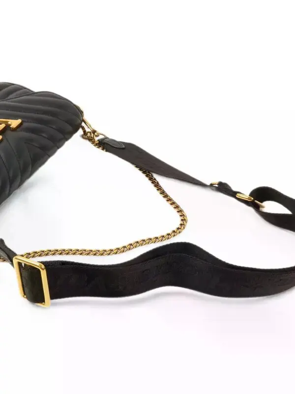 LOUIS VUITTON New Wave Calf Leather Mini Shoulder Bag - Black