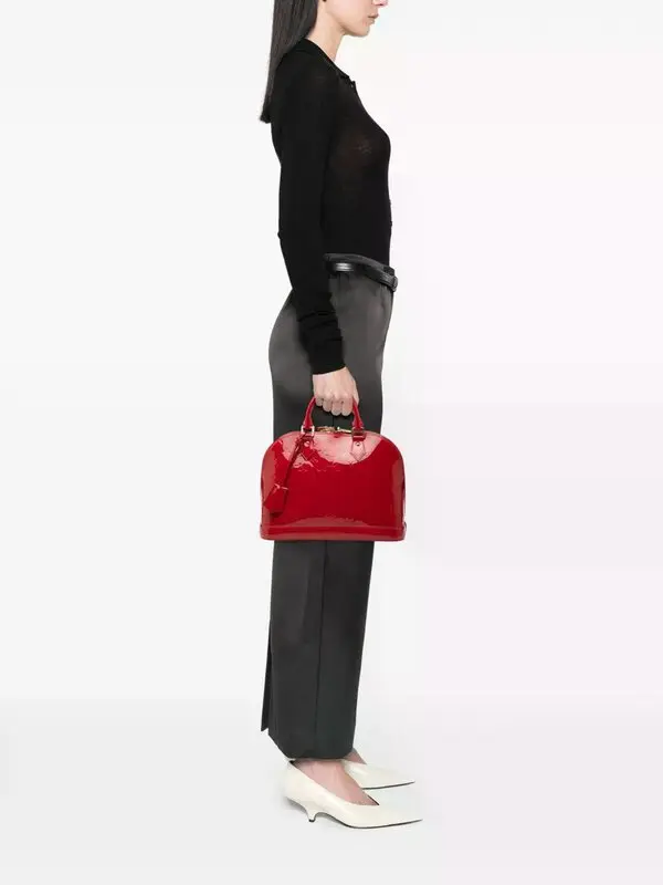 LOUIS VUITTON Monogram Vernis Alma Pm Handbag