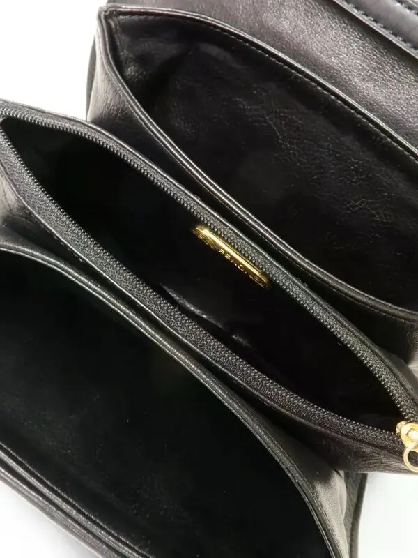 Fendi Woven Leather Tote Bag - Black