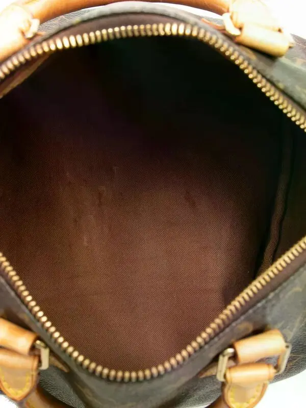 LOUIS VUITTON Monogram Speedy 25 Boston Bag - Brown