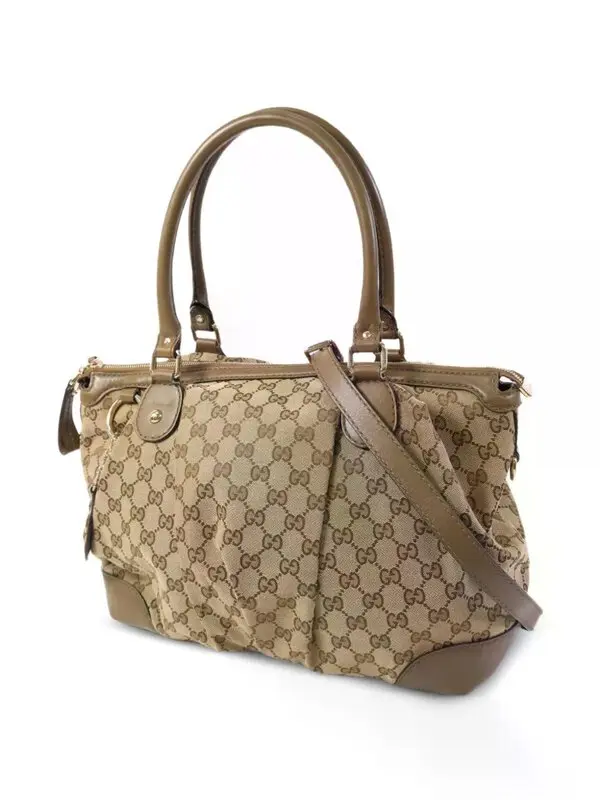 Gucci Gg Canvas Shoulder Bag - Neutrals