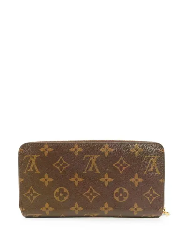 LOUIS VUITTON Monogram Zippy Long Wallet - Brown