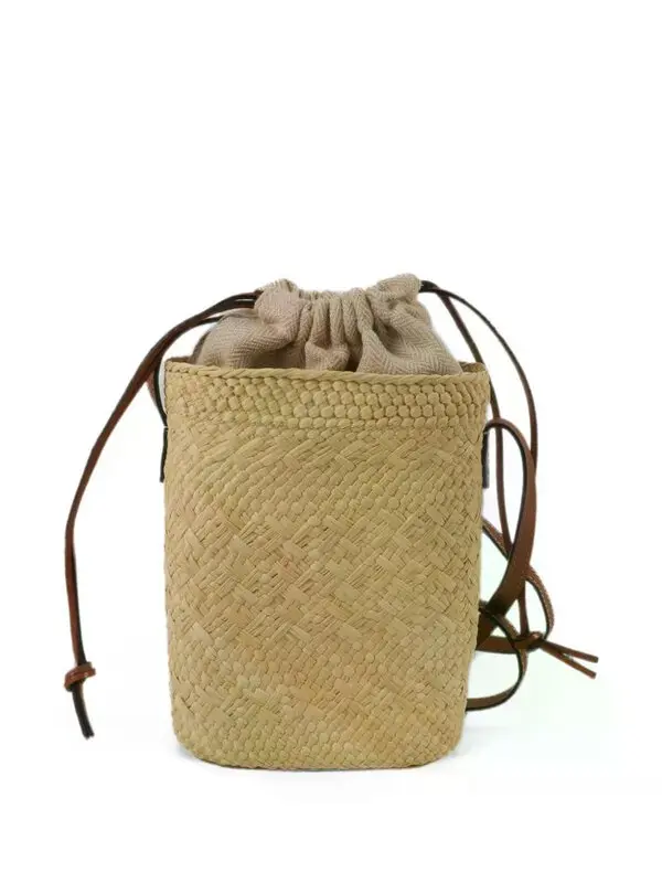 Loewe Square Pocket Anagram Shoulder Bag - Neutrals