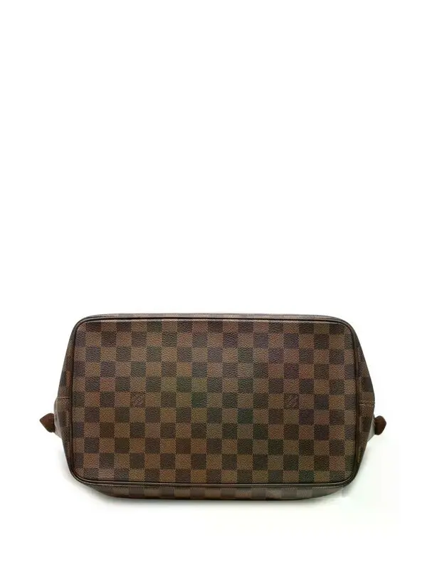 LOUIS VUITTON Damier Ebene Saleya Mm Tote Bag - Brown