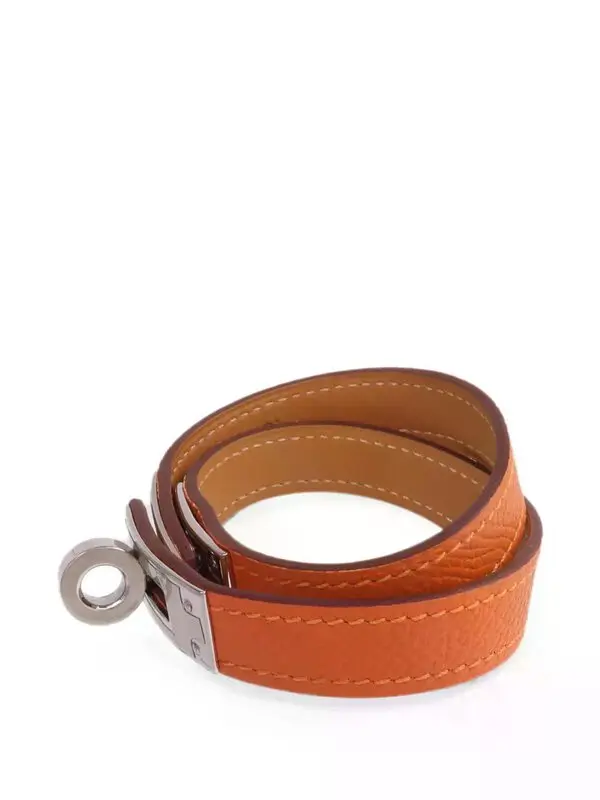 Hermès Kelly Double Tour Bracelet - Orange