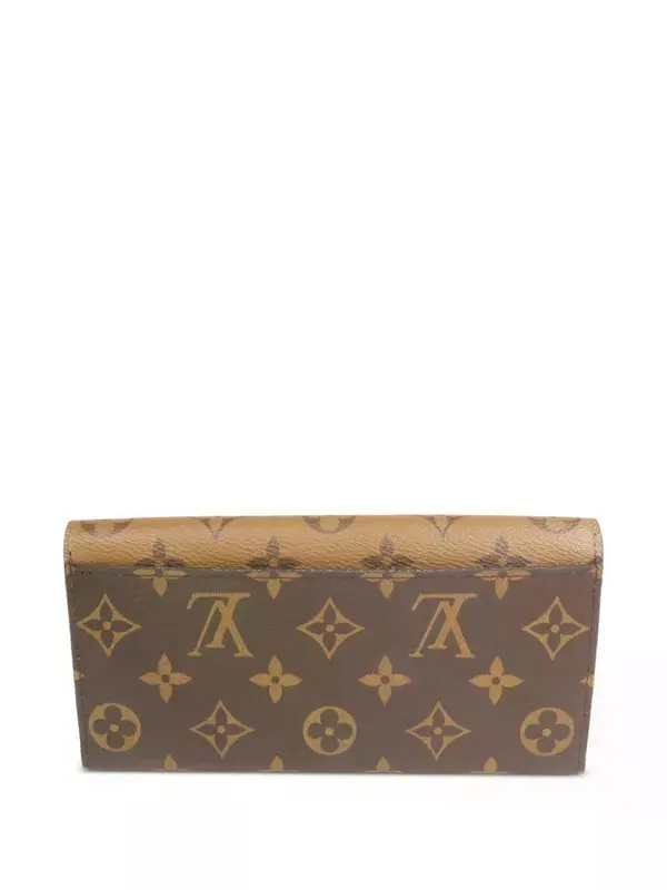 LOUIS VUITTON Monogram Reverse Emilie Wallet - Neutrals