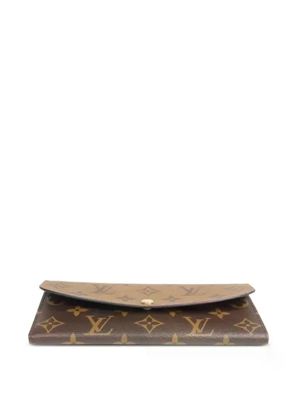 LOUIS VUITTON Monogram Reverse Emilie Wallet - Neutrals