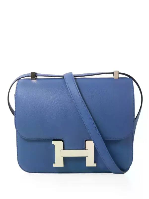 Hermès Constance Shoulder Bag - Blue
