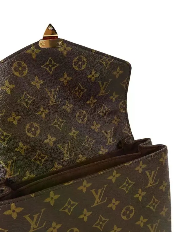 LOUIS VUITTON Monogram Pochette Metis Handbag - Brown