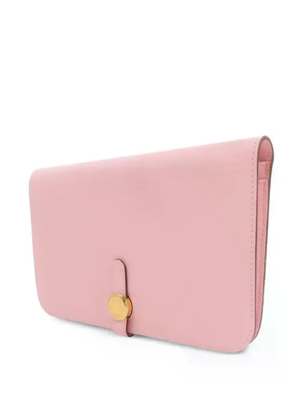 Hermès Gm Dogon Swift Wallet - Pink