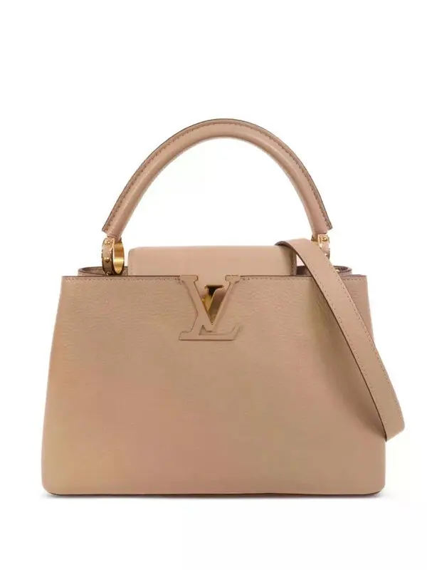 LOUIS VUITTON Capucines Mm Tote Bag - Neutrals