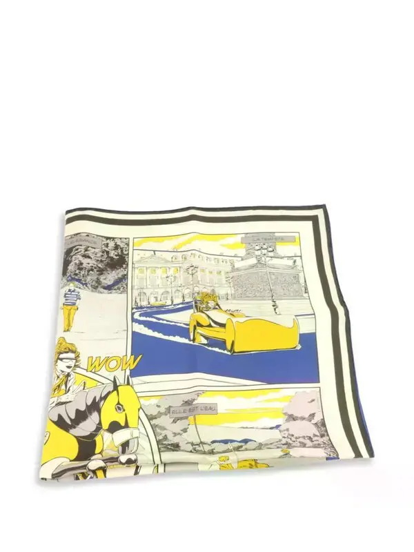 Hermès Wow 90 Double-face Scarf