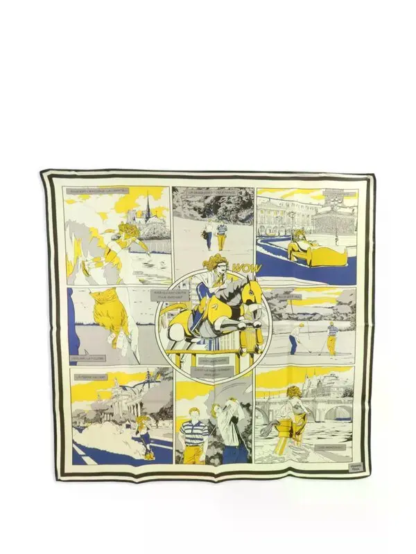 Hermès Wow 90 Double-face Scarf