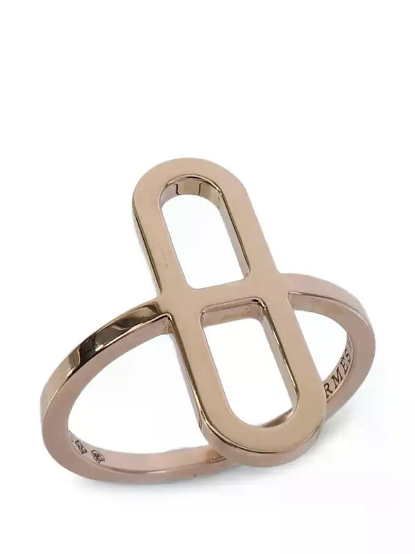 Hermès Chaîne D'ancre Ring In Rose Gold