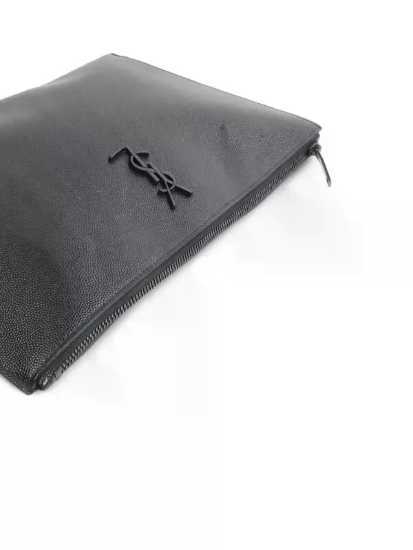 Saint Laurent Logo Detail Clutch Bag
