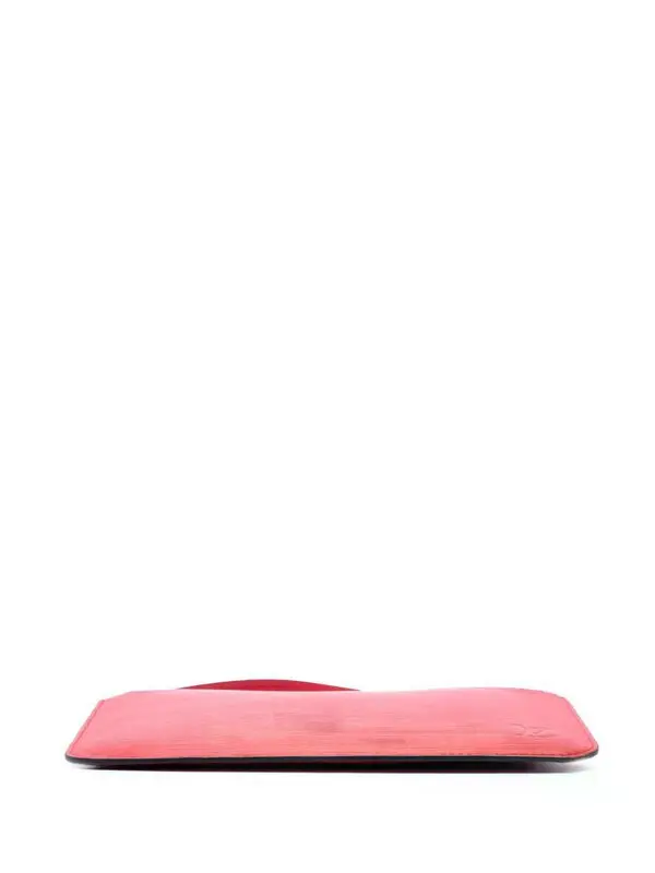 LOUIS VUITTON 2014 Epi Neverfull Pouch - Red