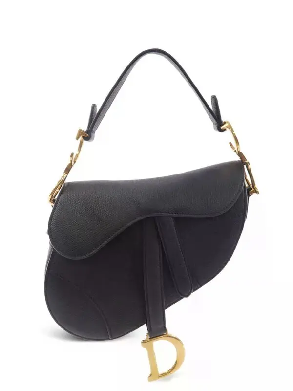 Dior Mini Saddle Shoulder Bag - Black