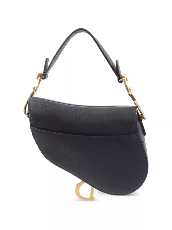 Dior Mini Saddle Shoulder Bag - Black
