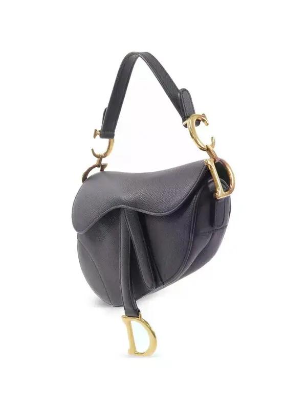 Dior Mini Saddle Shoulder Bag - Black