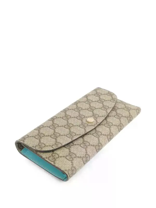 Gucci Gg Supreme Long Wallet
