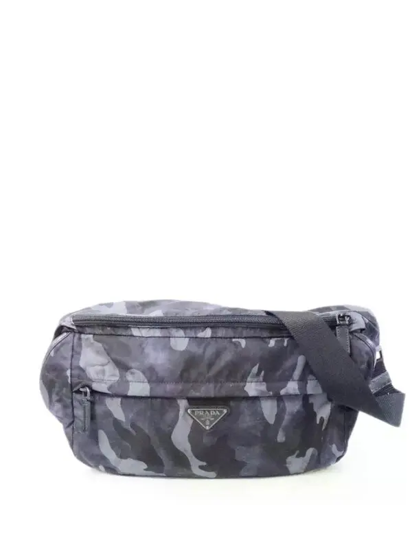 Prada Camouflage Print Belt Bag
