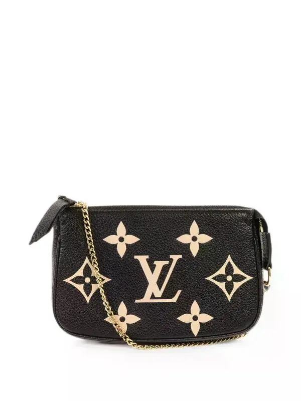 LOUIS VUITTON Monogram Empreinte Mini Pochette Clutch Bag