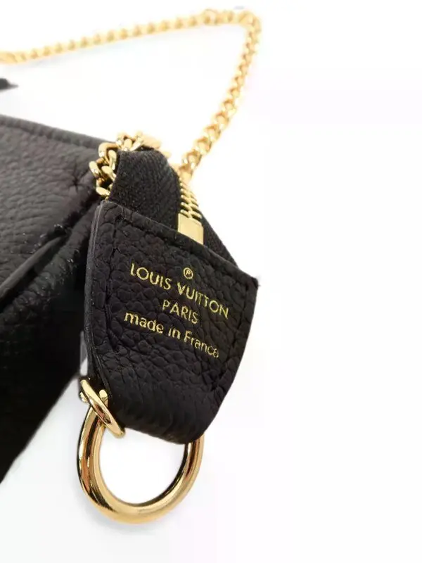 LOUIS VUITTON Monogram Empreinte Mini Pochette Clutch Bag