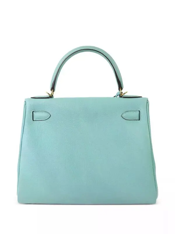 Hermès Kelly 28 Leather Tote Bag - Blue