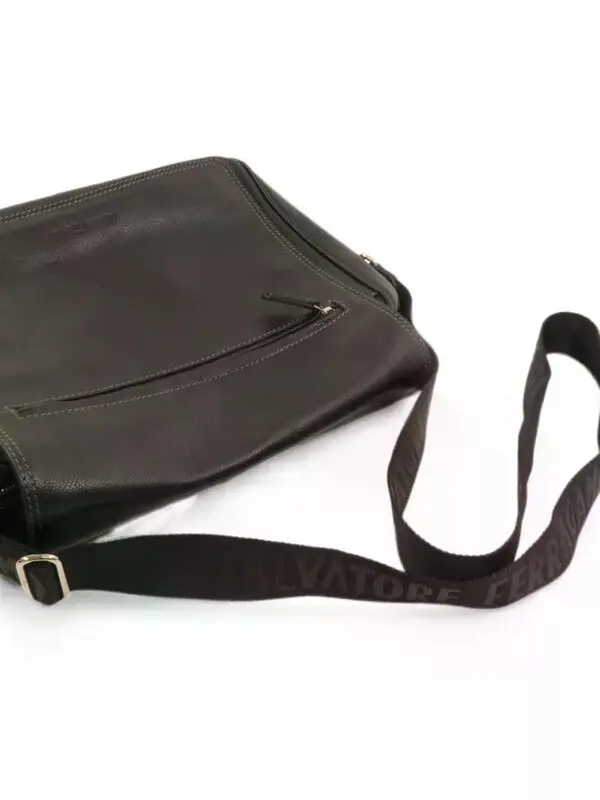 FERRAGAMO Grained Leather Shoulder Bag