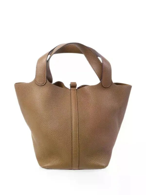 Hermès Picotin 2022 Mm Clemence-leather Tote Bag - Brown