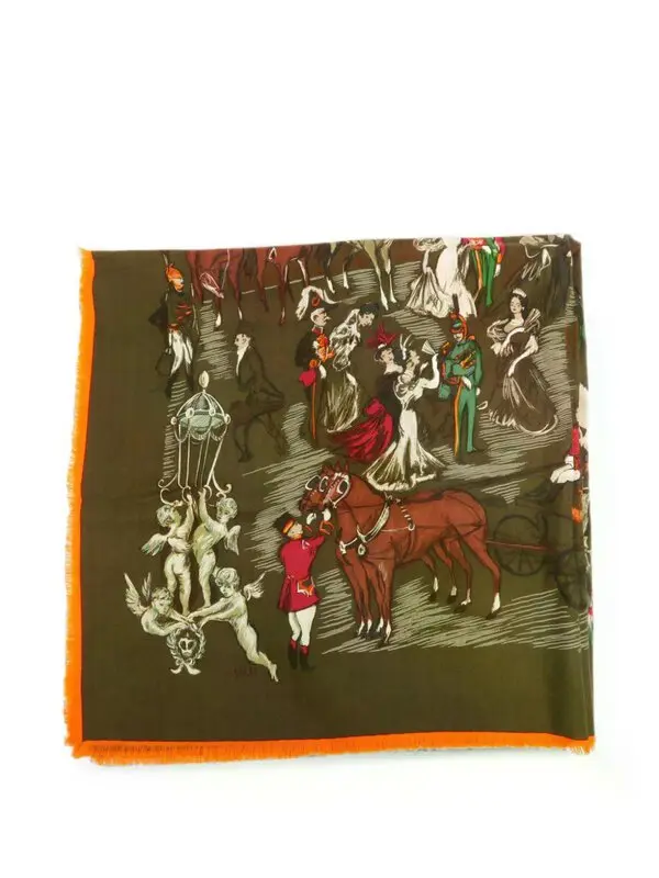 Hermès Soiree De Gala Cashmere Scarf