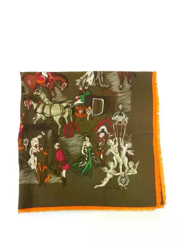 Hermès Soiree De Gala Cashmere Scarf