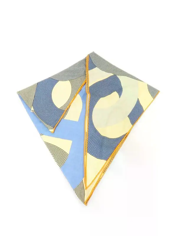 Hermès Printed Triangle Scarf