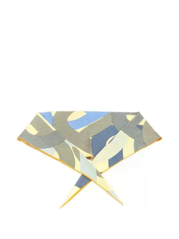 Hermès Printed Triangle Scarf