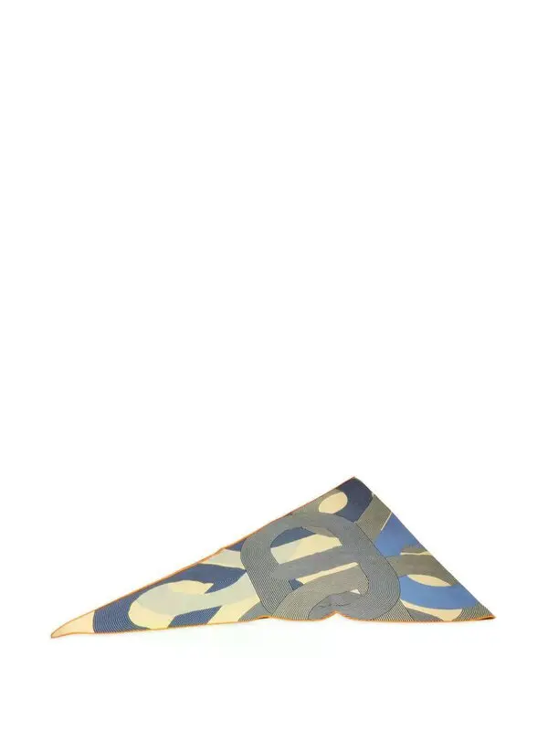 Hermès Printed Triangle Scarf