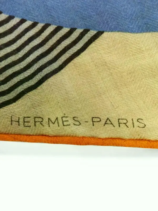 Hermès Printed Triangle Scarf